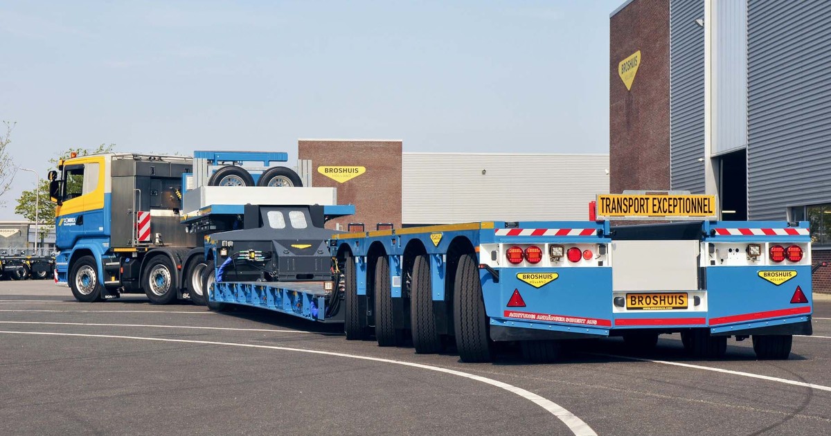 1+4 PL2 HD dolly low loader | Broshuis