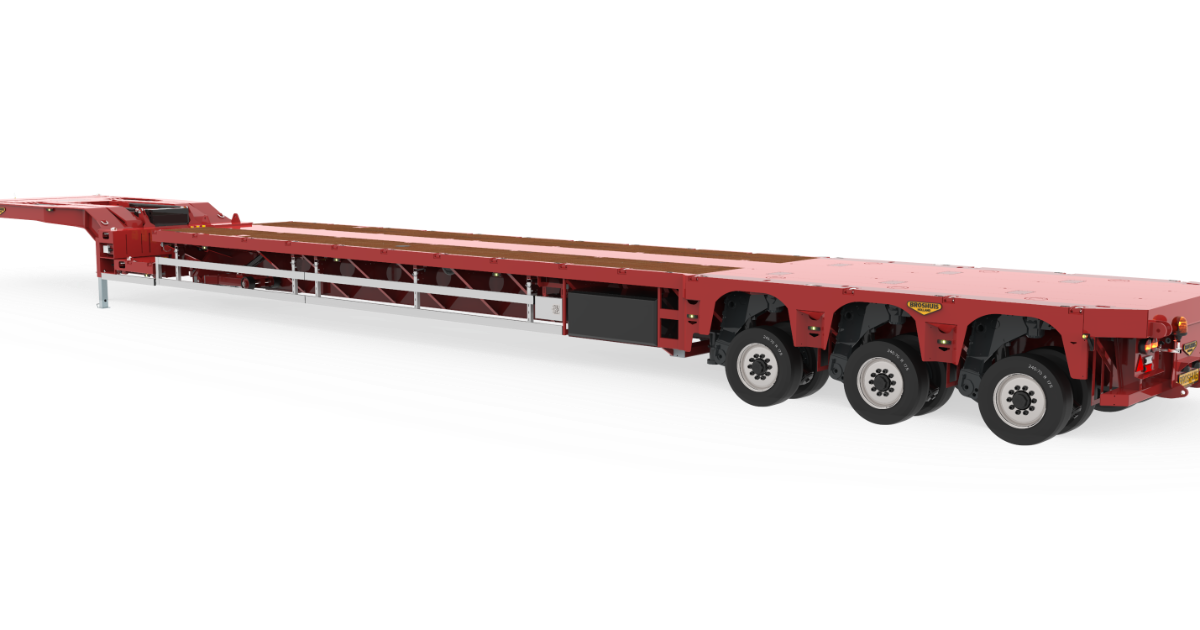 Wind turbine trailer