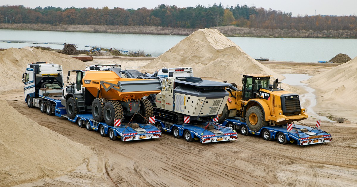 Construction machinery transport