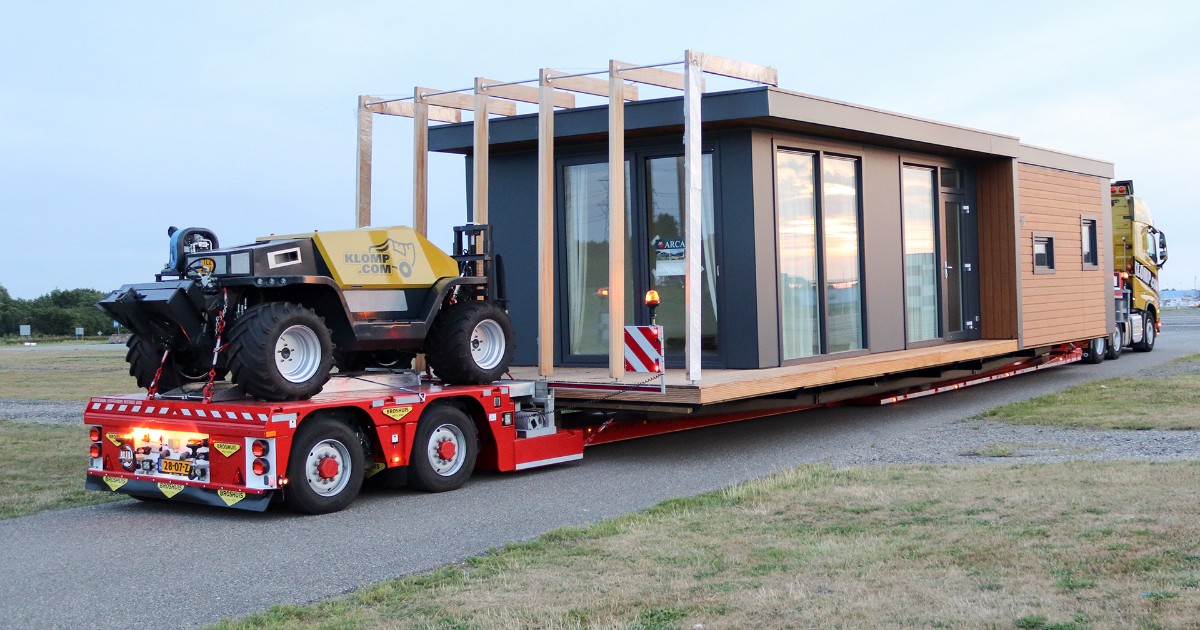 Chalets and mobile home transport