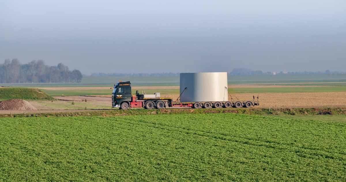 Wind turbine transport | Broshuis